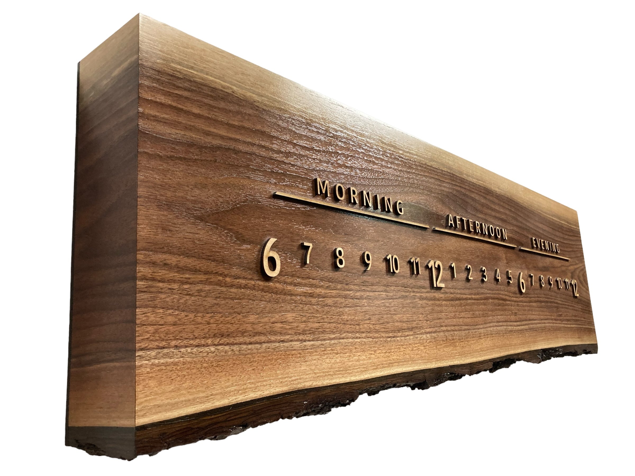 Ophelia: 3-foot Walnut/Maple – Linear Clockworks