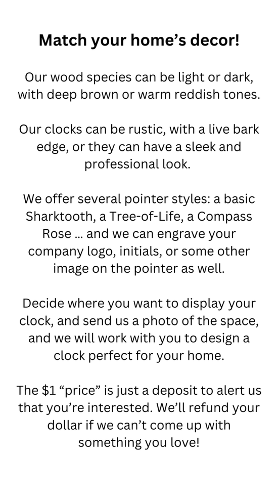 Your Custom Clock Linear Clockworks